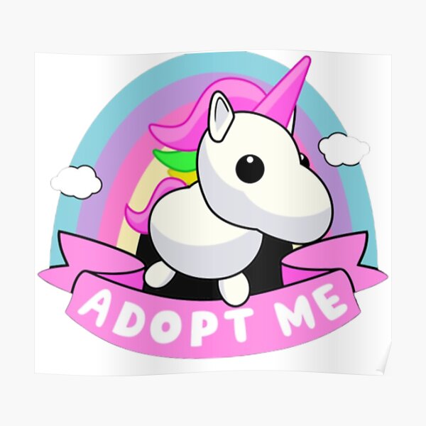 "Adopt me " Poster for Sale by CUTE-LIZ | Redbubble