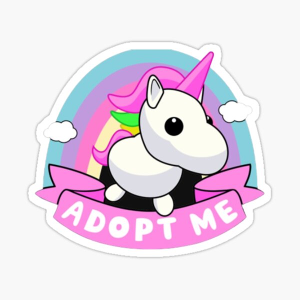 "Adopt me " Sticker for Sale by CUTE-LIZ | Redbubble