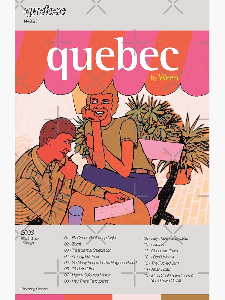 Quebec by Ween Premium Matte Vertical Poster sold by Bose | SKU ...