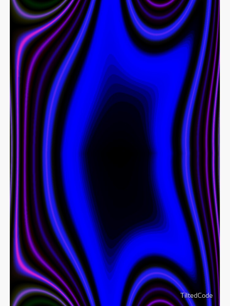"Blue Warp" Sticker for Sale by TiltedCode | Redbubble