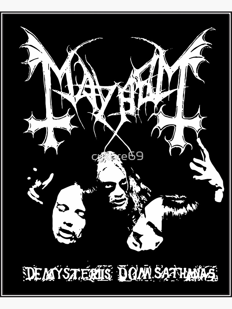 "Old Mayhem Tribute" Poster for Sale by cykore69 | Redbubble