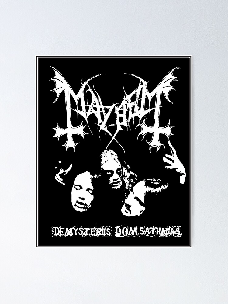 "Old Mayhem Tribute" Poster for Sale by cykore69 | Redbubble