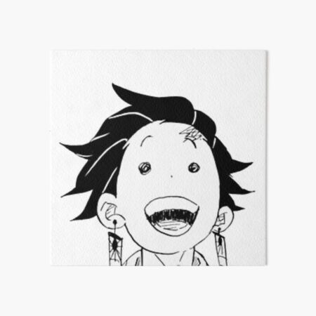 "Happy Low Quality Manga Tanjiro" Art Board Print for Sale by ruthierue ...