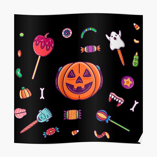 "Cute Halloween sticker pack | Halloween Are Pumpkin Head |Halloween ...