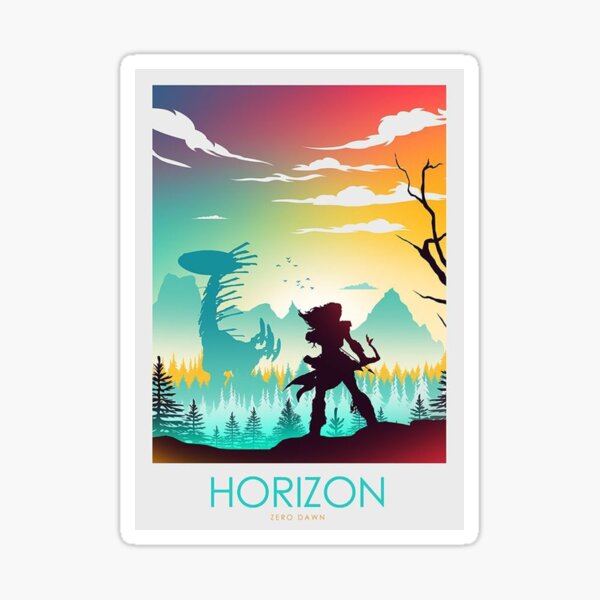 "horizon zero dawn " Sticker for Sale by alimat1 | Redbubble