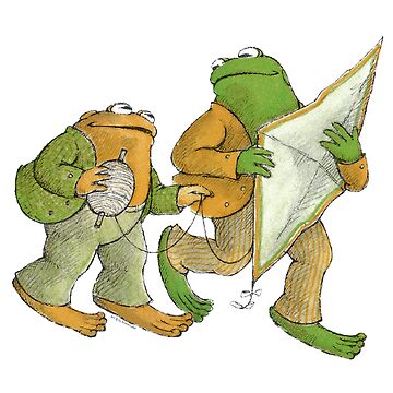 "Frog and Toad Fly a Kite" Sticker for Sale by ruthierue | Redbubble