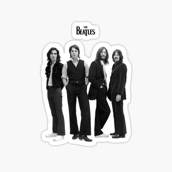 "The Beatles Best Music" Sticker for Sale by monewhites | Redbubble