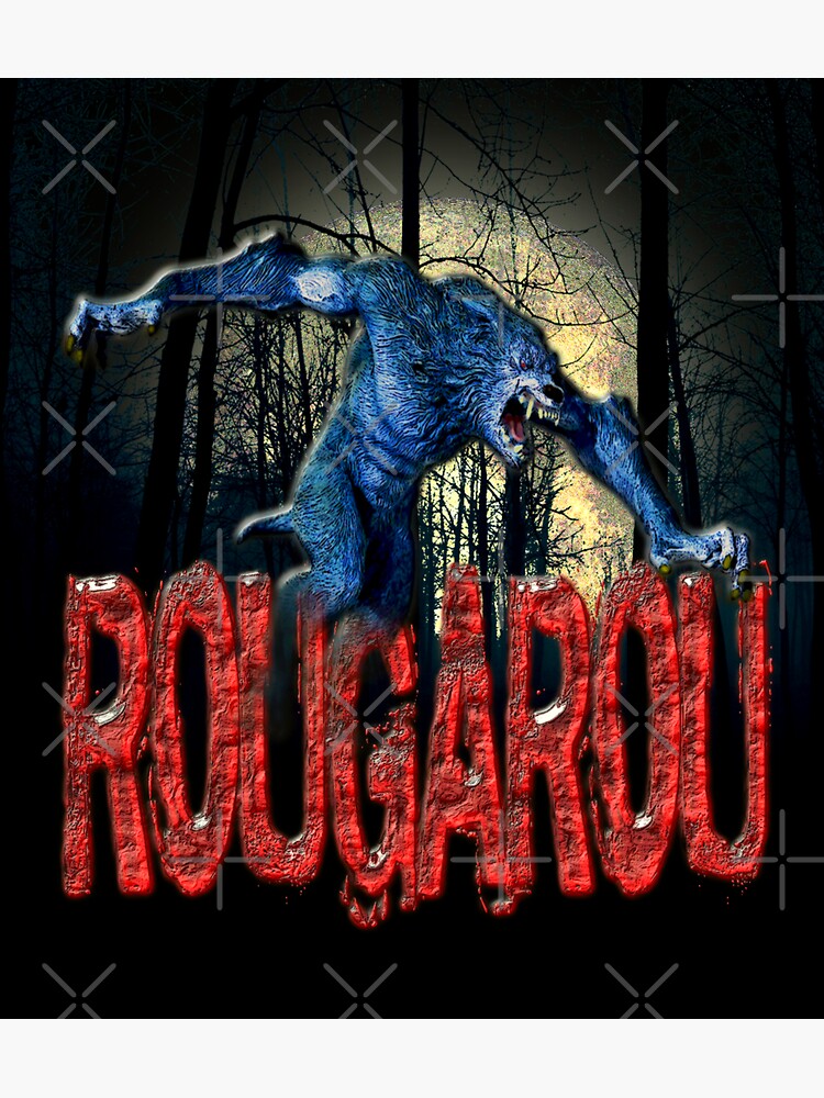 "ROUGAROU" Sticker for Sale by PapaSquatch | Redbubble