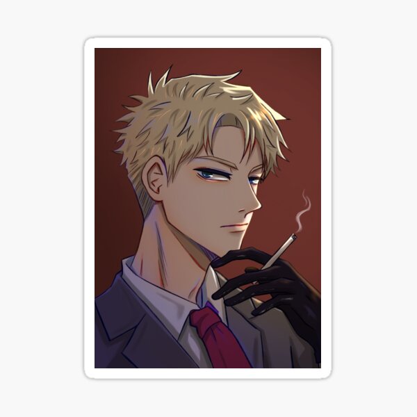 "Loid Forger" Sticker for Sale by yuniizu | Redbubble