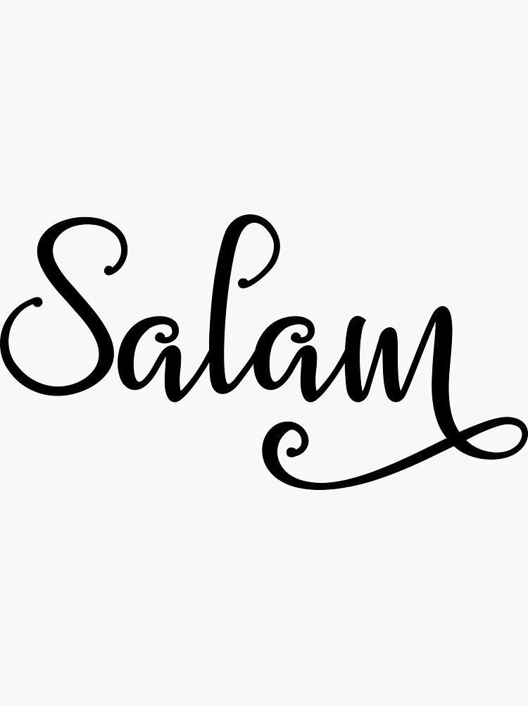 "Salam - Muslim" Sticker by kamrankhan | Redbubble
