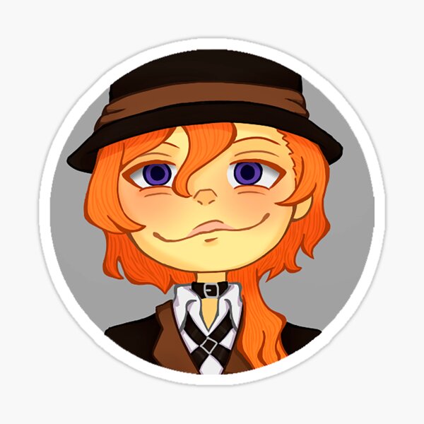 "Chibi Chuuya Nakahara - bungou stray dogs" Sticker for Sale by ...