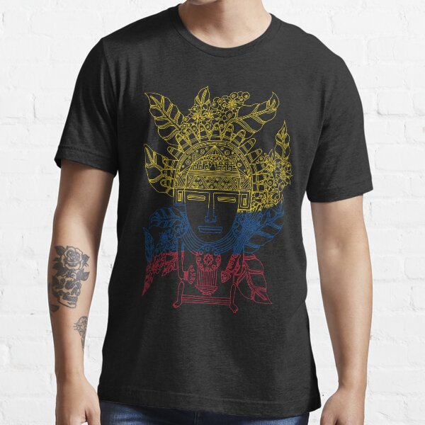 "MUISCA CHIBCHA COLOMBIA COFFEE PLANT NATIONAL FLAG - linework" T-shirt ...