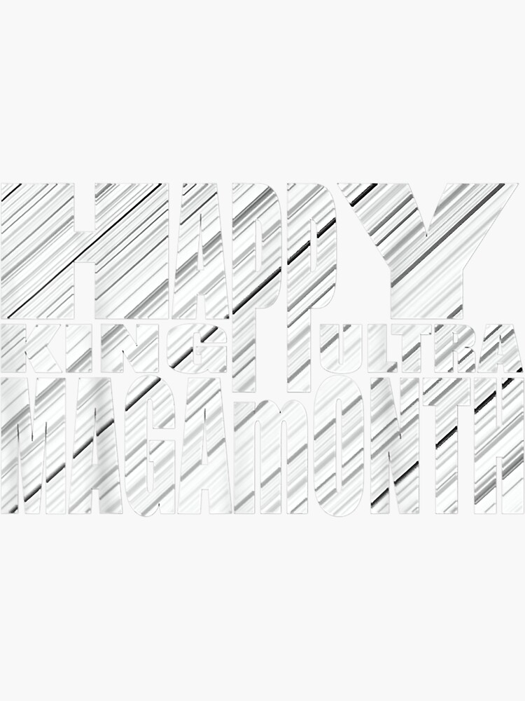 "Happy Maga Month Rainbow American Flag Maga Month Maga Month " Sticker ...