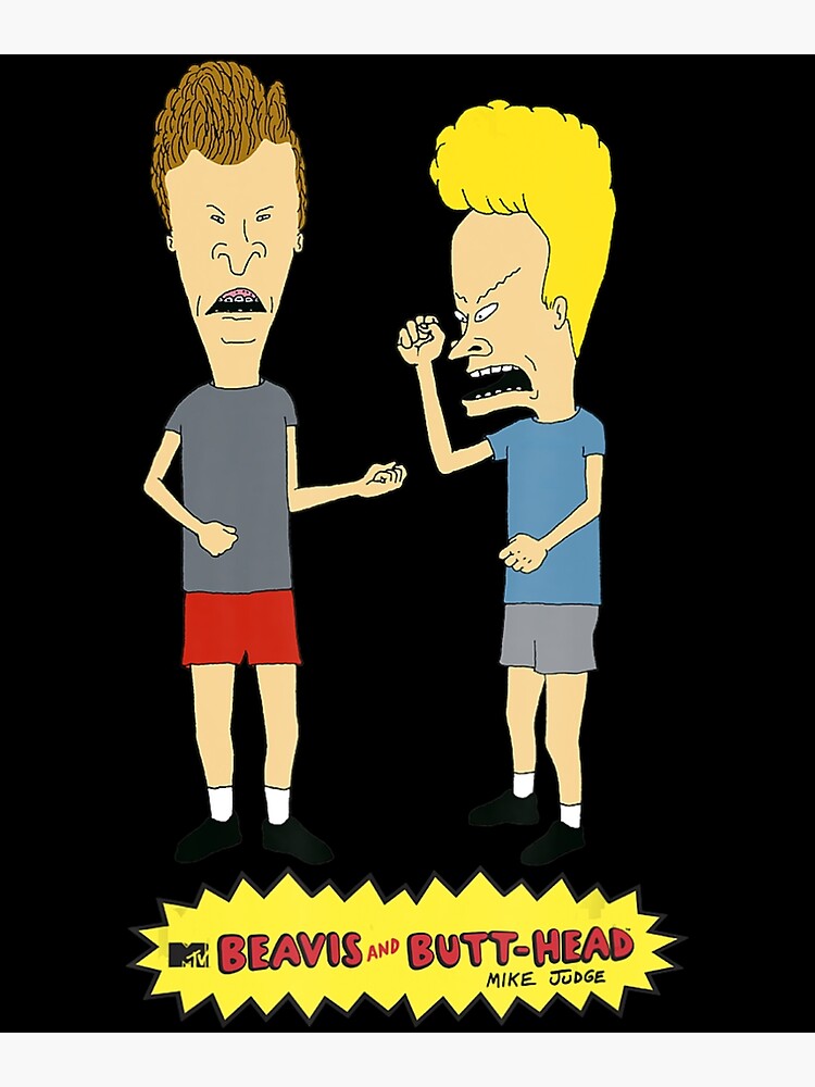 Póster «Beavis y Butt-Head Bailando Dibujos animados simples» de ...
