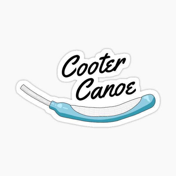 "Purewick Cooter Canoe" Sticker for Sale by ilovewatercolor | Redbubble