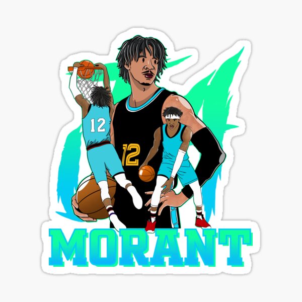 "Ja Morant" Sticker for Sale by SportUniverse3 | Redbubble