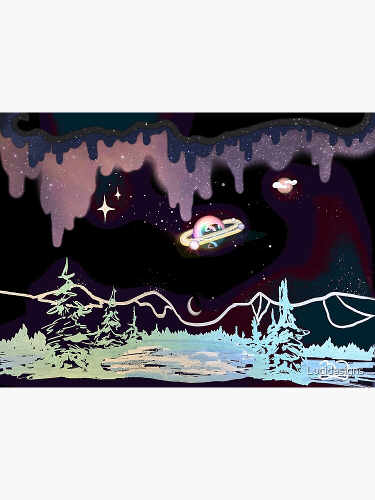 "Trippy Drippy Planet" Sticker for Sale by Lucidesigns | Redbubble