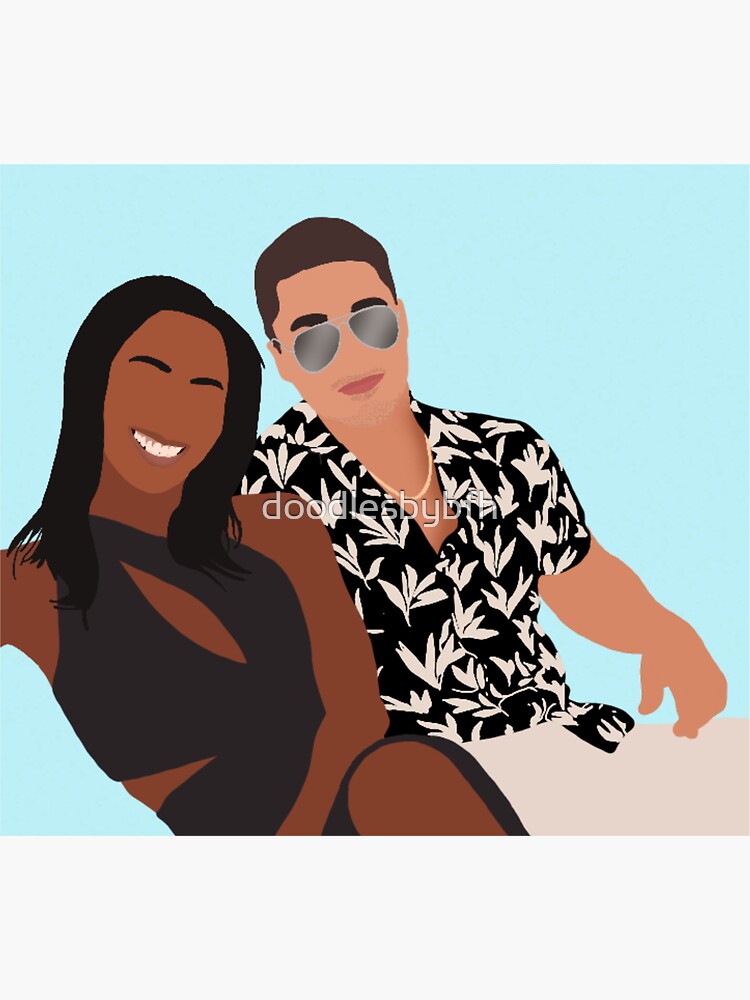 "taylor and joseph bb24" Sticker for Sale by doodlesbybfh | Redbubble