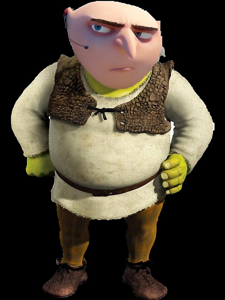 "shrek gru mashup design" Art Print for Sale by DanielleRuiz | Redbubble