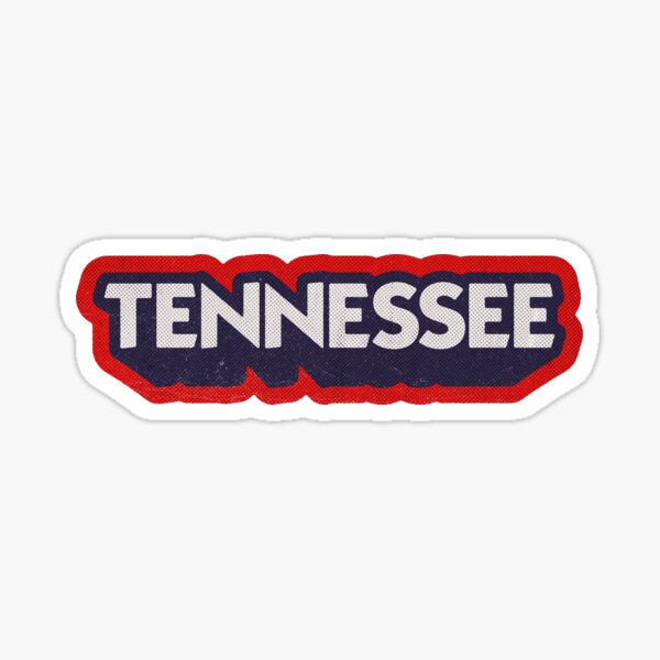 "Tennessee State Sticker | Retro Pop" Sticker by retroready | Redbubble