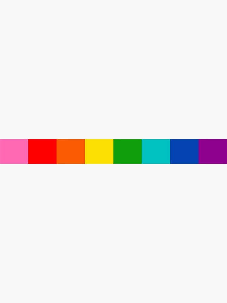 "Subtle Original Pride Flag Stripe" Sticker for Sale by ThePrideWizard ...