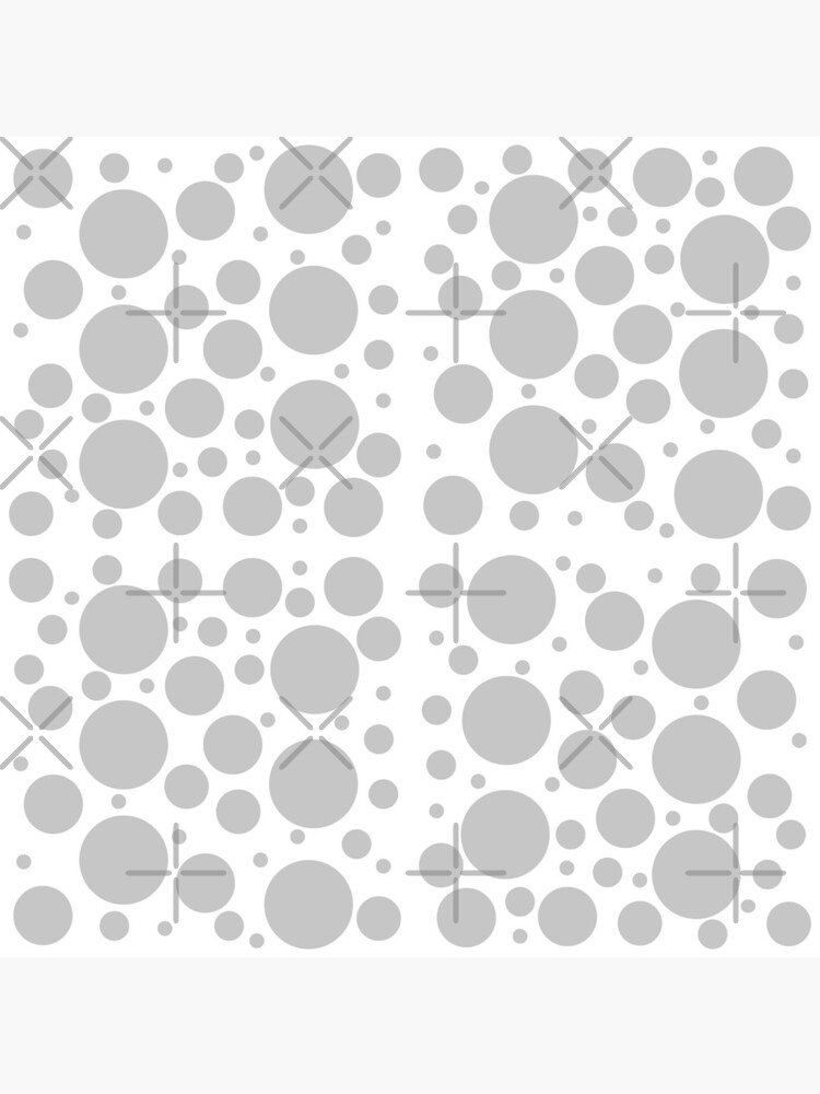 "Grey Polka Dots on White Background" Sticker for Sale by PlaidsTartans ...