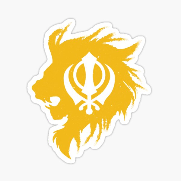 "Khanda lion kaur - punjabi - sikhism sikh gift" Sticker for Sale by ...