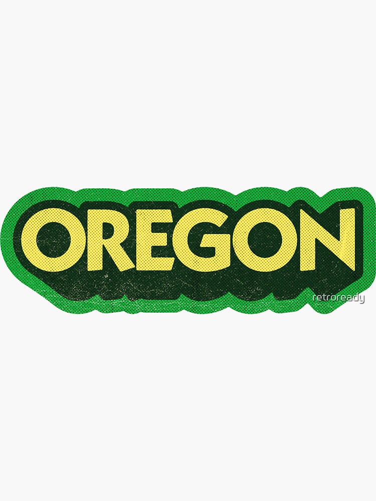 "Oregon State Sticker | Retro Pop" Sticker for Sale by retroready ...