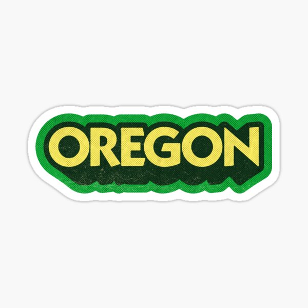 "Oregon State Sticker | Retro Pop" Sticker for Sale by retroready ...