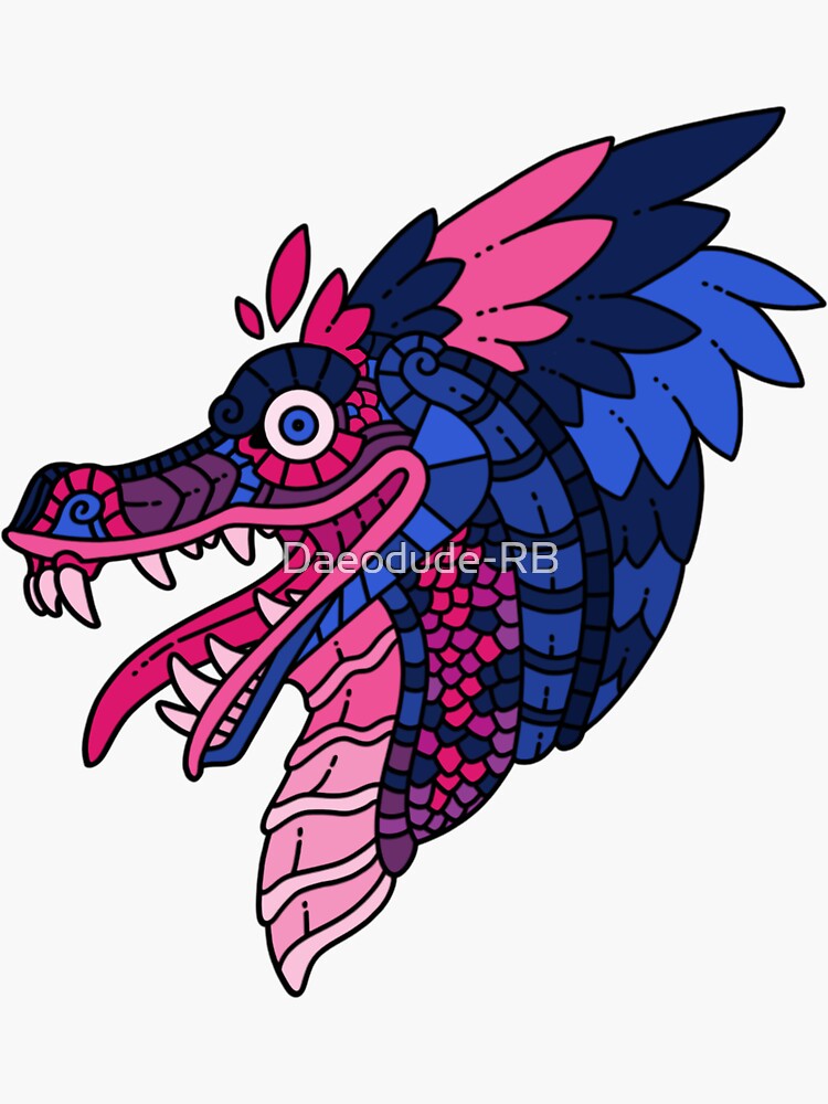 "Bisexual, biromantic pride raptor subtle LGBTQ pride dinosaur dragon ...
