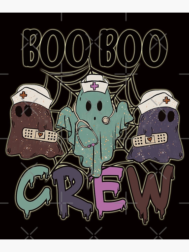 "ER Nurse Boo Boo Crew Halloween - Ghost Emergency Room" Poster for ...