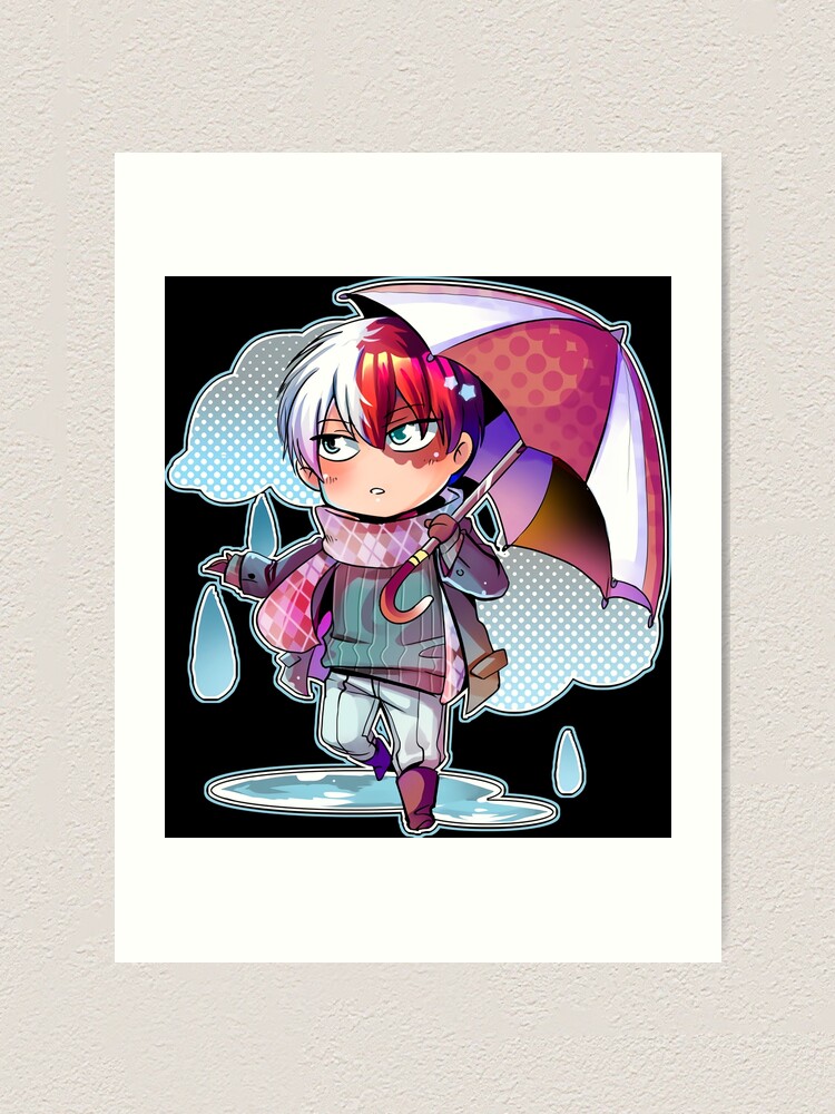 "MHA Anime Rainy Shoto/Perfect Design For Men & Women" Art Print for ...
