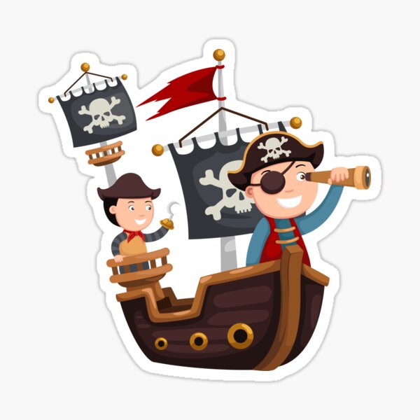 "Pirates" Sticker for Sale by A-maazer | Redbubble