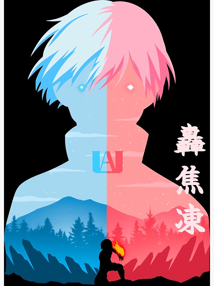 "Pro Hero Shoto Todoroki/Best Design For You" Poster for Sale by ...