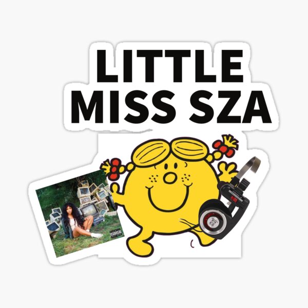 "LITTLE MISS 'SZA'" Sticker for Sale by archangel444 | Redbubble