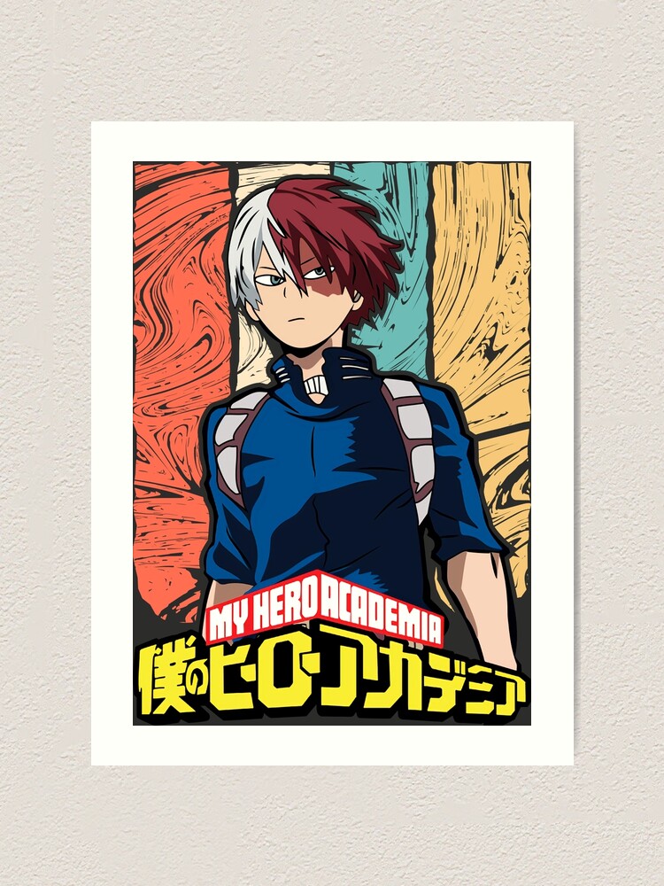 "Super Hero Shoto Todoroki - MHA/Best Design For You" Art Print for ...