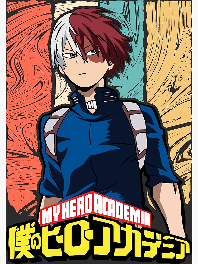 "Super Hero Shoto Todoroki - MHA/Best Design For You" Art Print for ...
