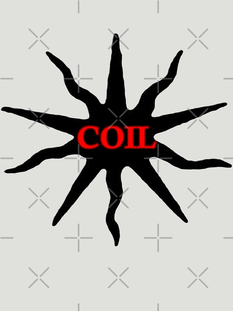 "Coil Black Sun" T-shirt for Sale by rcmarble | Redbubble | coil t ...