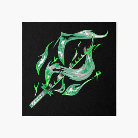 "demon slayer sword (sanemi)" Art Board Print for Sale by Leorodriq ...