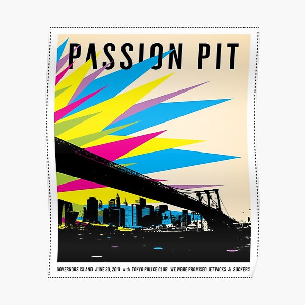 "Passion Pit" Poster for Sale by leyllashop | Redbubble
