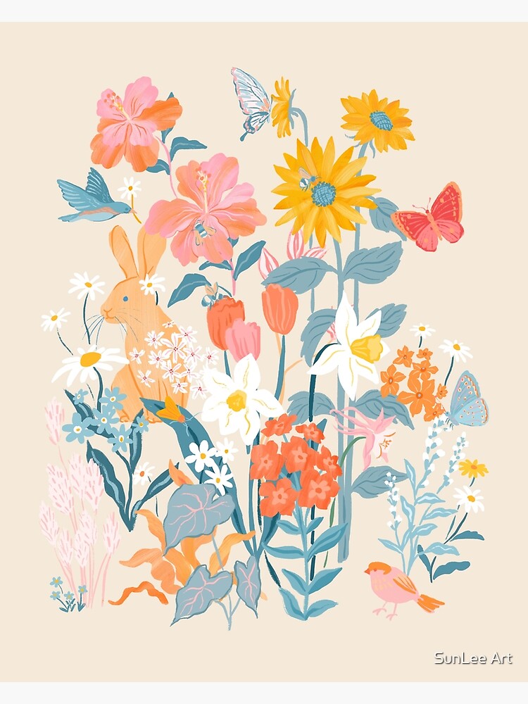 "Flora and Fauna" Poster for Sale by sunleeart | Redbubble