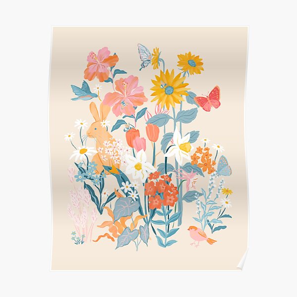 "Flora and Fauna" Poster for Sale by sunleeart | Redbubble