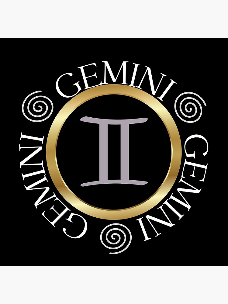Gemini Symbol Text Gemini Zodiac Birthday Pop Up Card – Lovepop