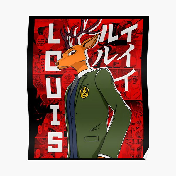"Beastars louis meme" Poster for Sale by KyrillSajbelh | Redbubble