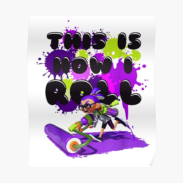 "Splat anime" Poster for Sale by Lewerenz | Redbubble