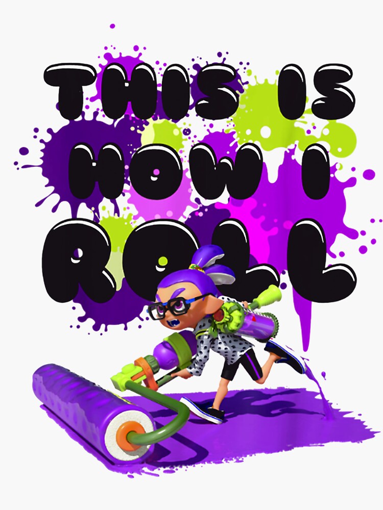 "Splat anime" Sticker for Sale by Lewerenz | Redbubble