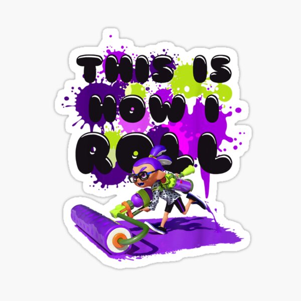 "Splat anime" Sticker for Sale by Lewerenz | Redbubble