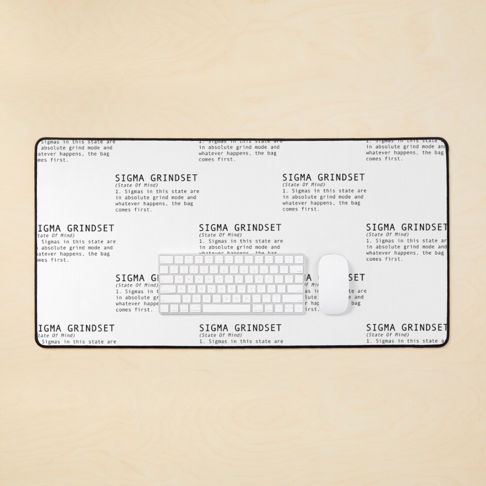 "Sigma Grindset Funny Definition" Art Board Print for Sale by ...