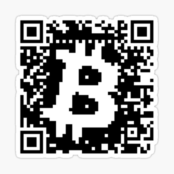 "Qr code to scan " Sticker for Sale by BlackEagleTees | Redbubble