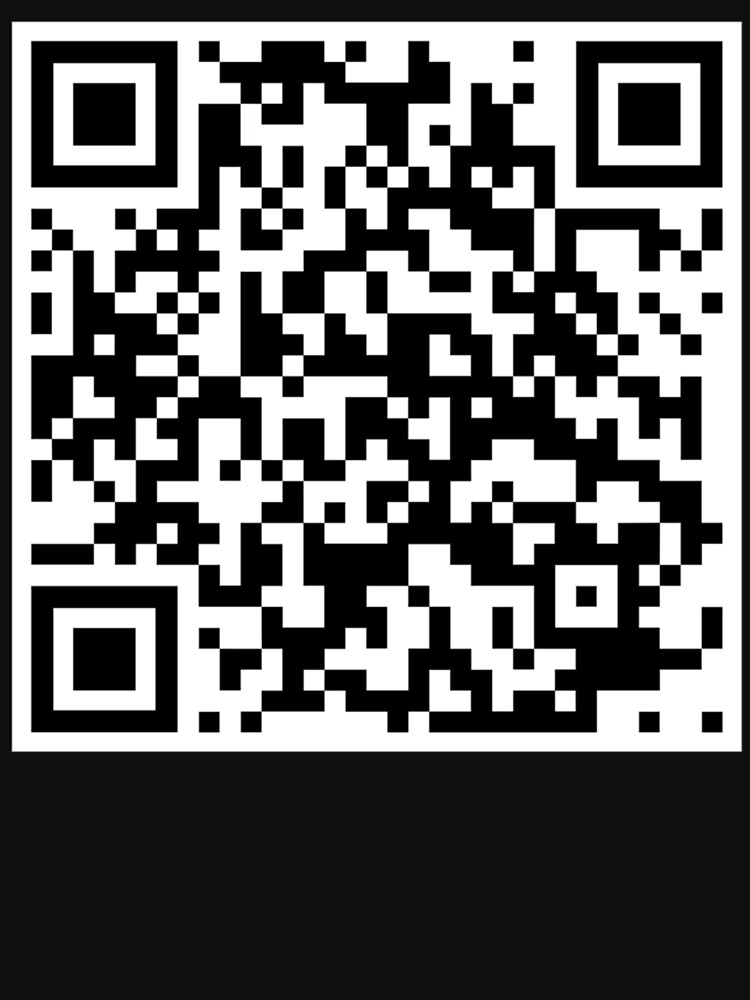 "Rick Astley - Never Gonna Give You Up QR Code " T-shirt for Sale by ...